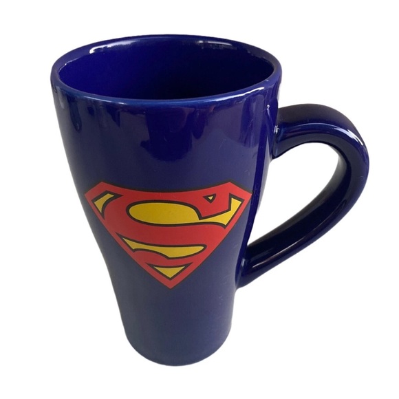 DC Comics | Dining | Superman Tall Classic Ceramic Logo Mug For Coffee ...